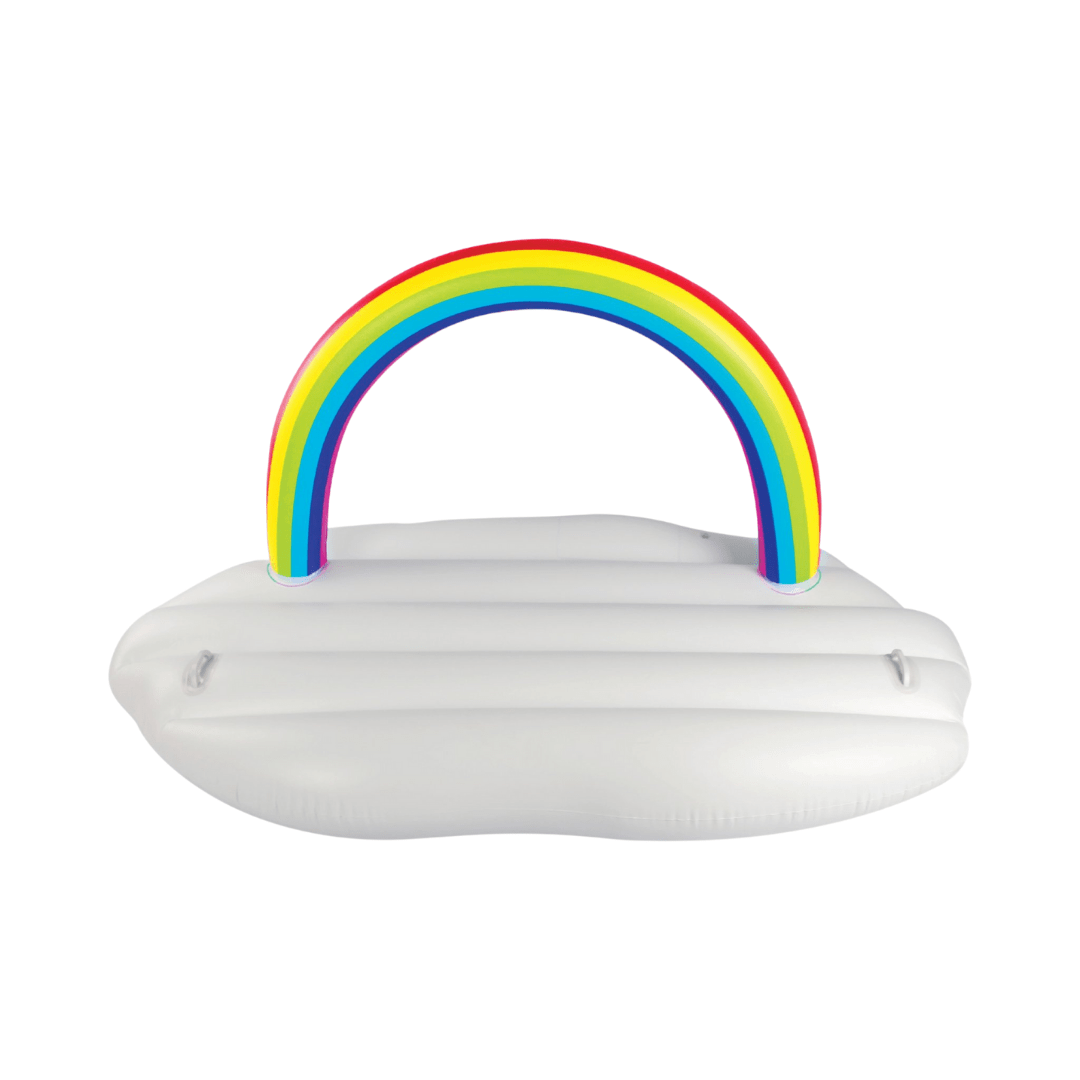 Inflatable Rainbow Cloud Float 185cm - Lazy Dayz – Online Homewares