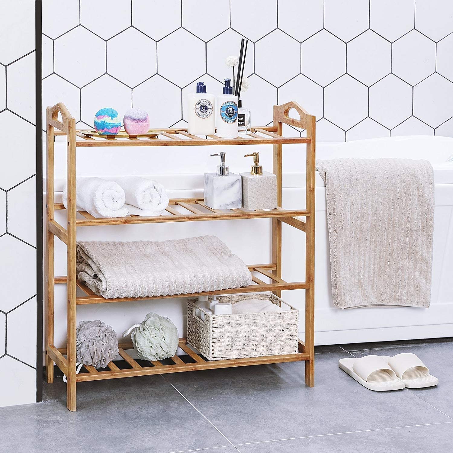 Simplify Your Home Organization with the Bamboo Shoe Rack & Organizer ...