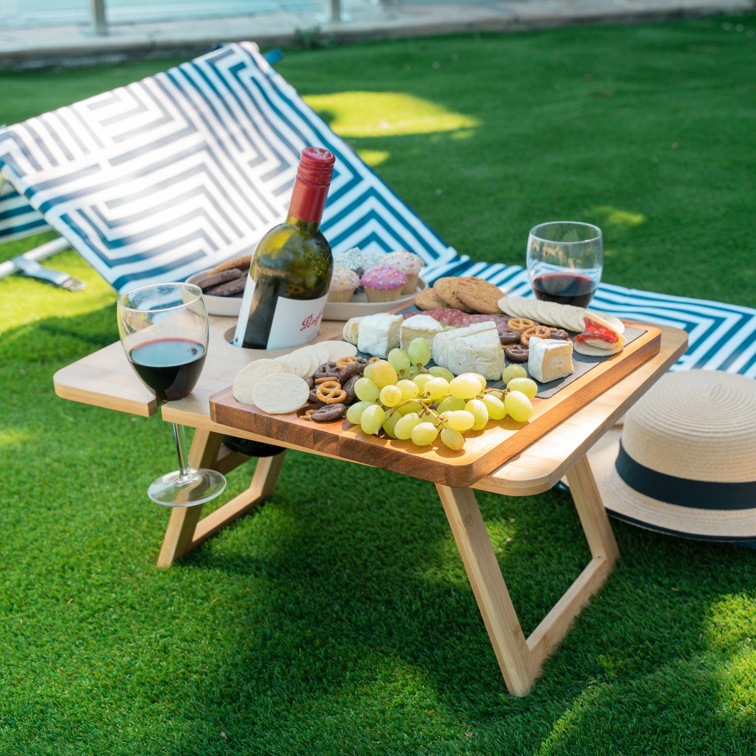 Elevate Your Outdoor Experience with the Bamboo Foldable Picnic Table ...